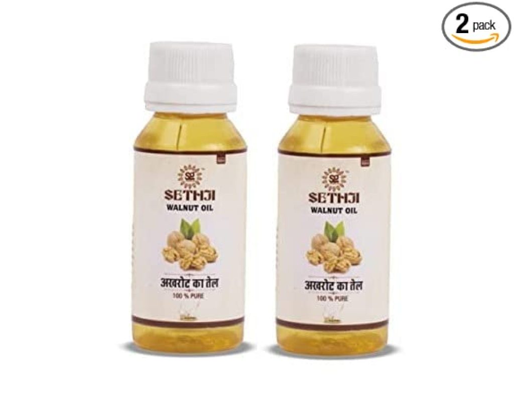 SETHJI Walnut /Akhrot Oil For Skin And Hair A Cold Pressured Akhrot Tel ...